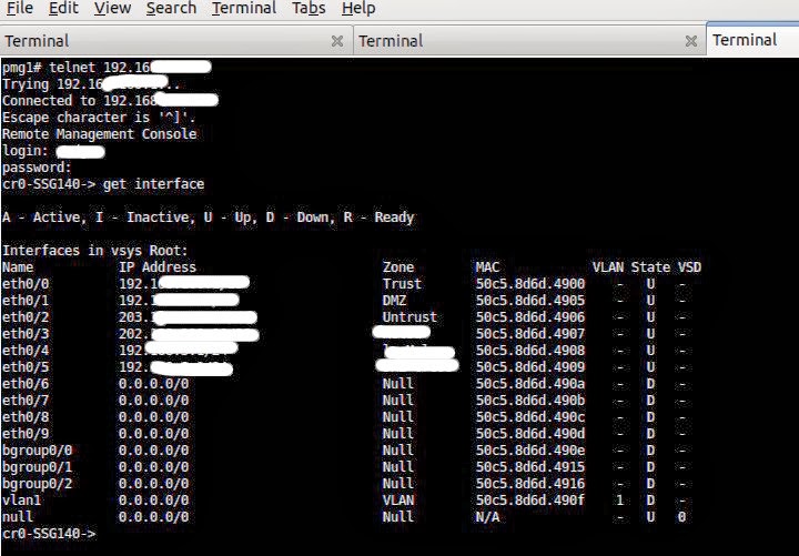 Sw0rdm4n Blog: Packet Debugging pada Router Firewall Juniper SSG140