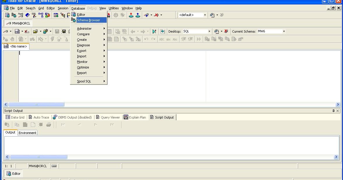 How To Create Oracle Stored Procedures Using Toad For Oracle 8580