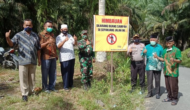 Forkopincam Gunung Meriah Imbau Masyarakat tak Buang Sampah Sembarangan ... Forkopincam Gunung Meriah Imbau Masyarakat tak Buang Sampah Sembarangan ...