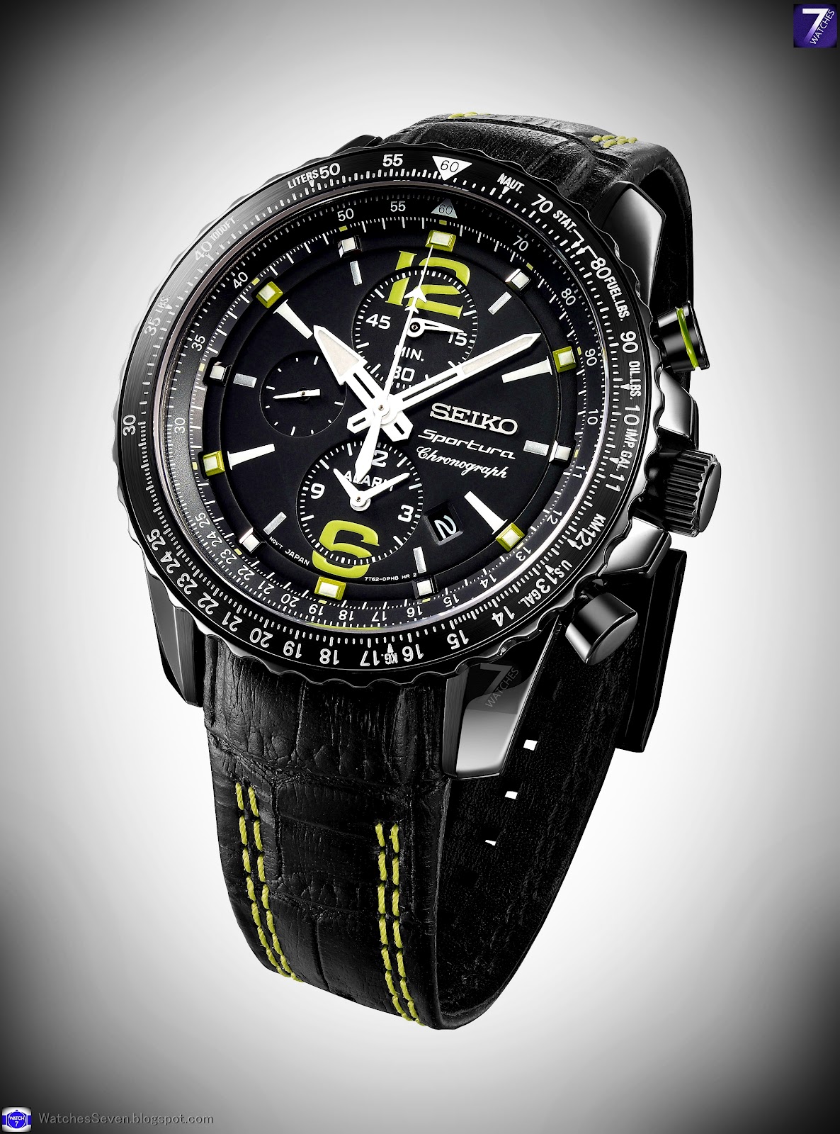 Watches 7: SEIKO - Sportura Alarm FliegerChronograph