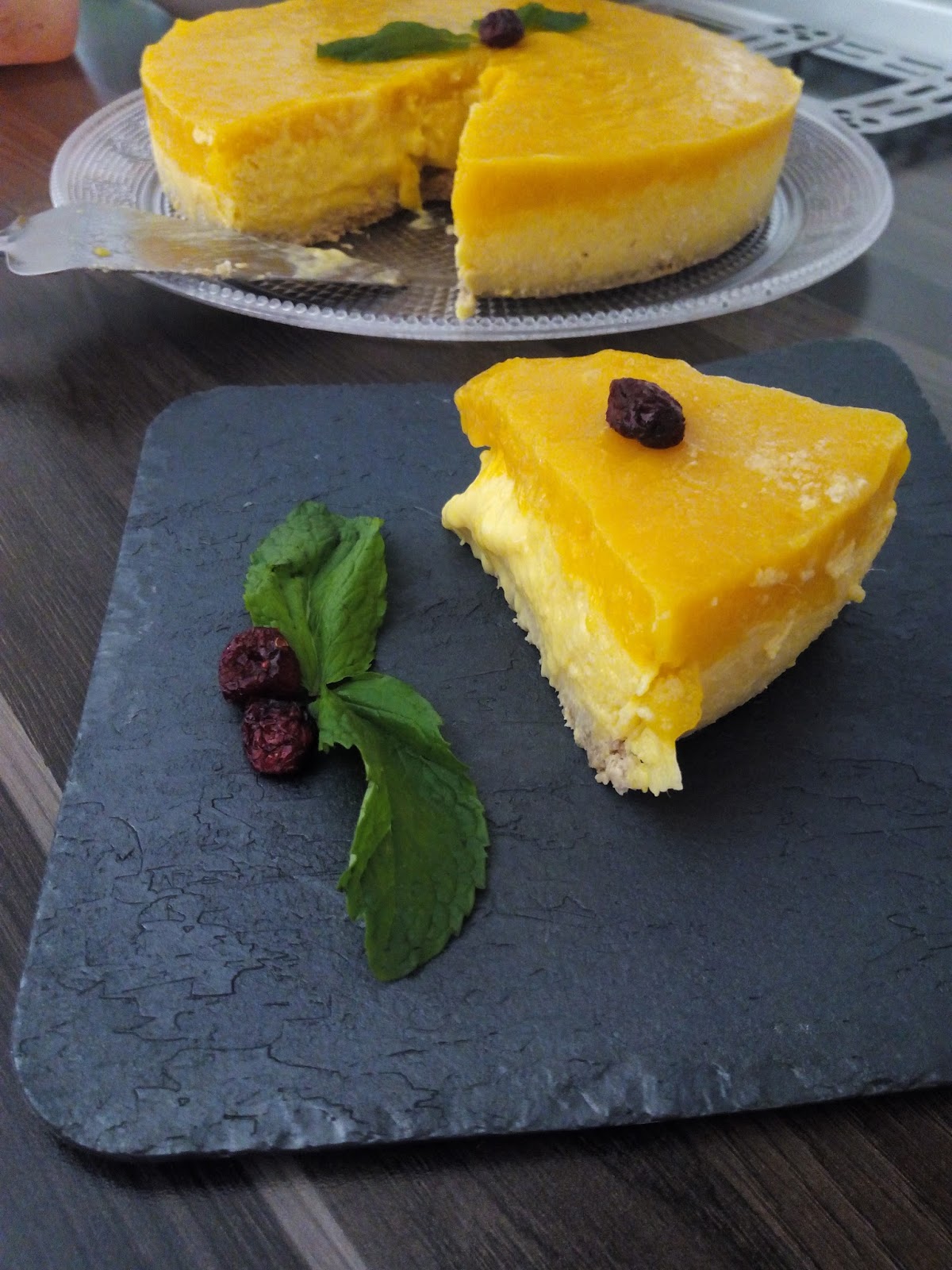 Recetas fit by Katy: TARTA HELADA DE MANGO