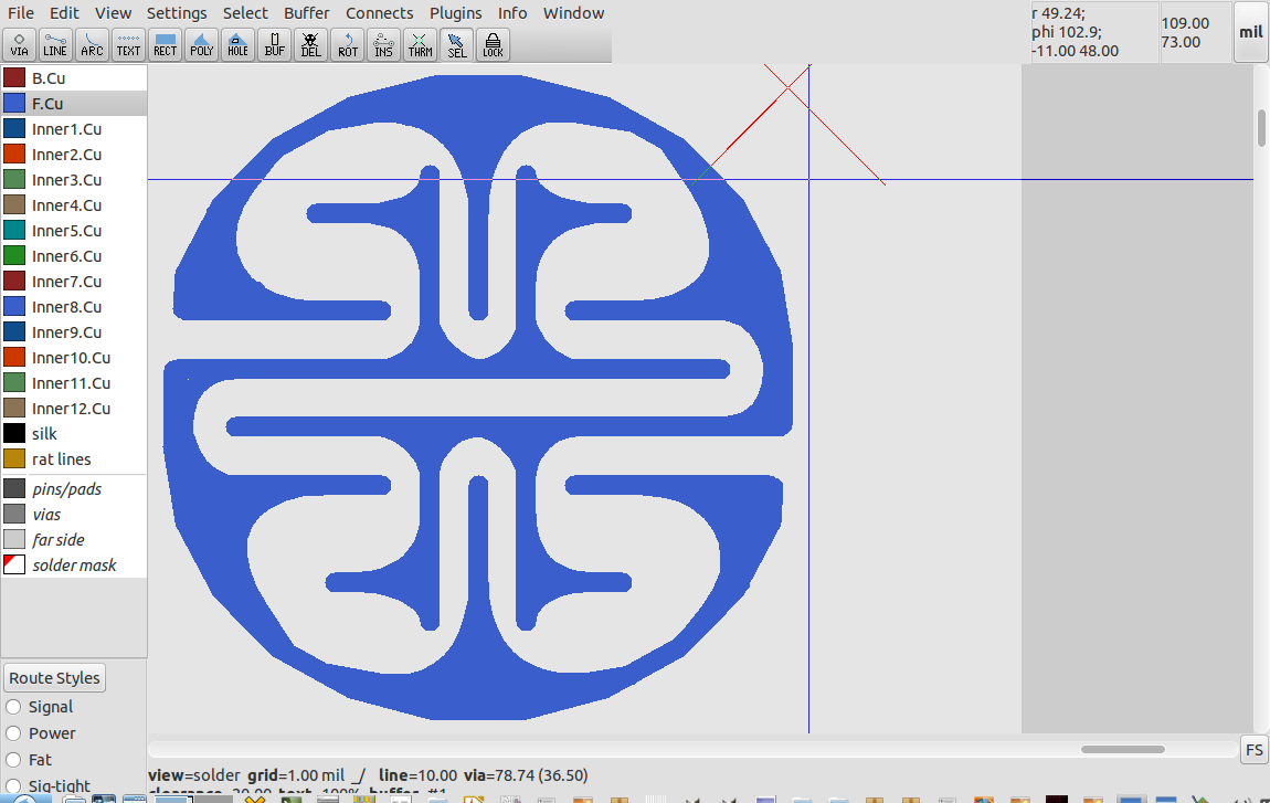 blog de VK5HSE: Exotic and complex footprint creation for gEDA PCB, pcb ...