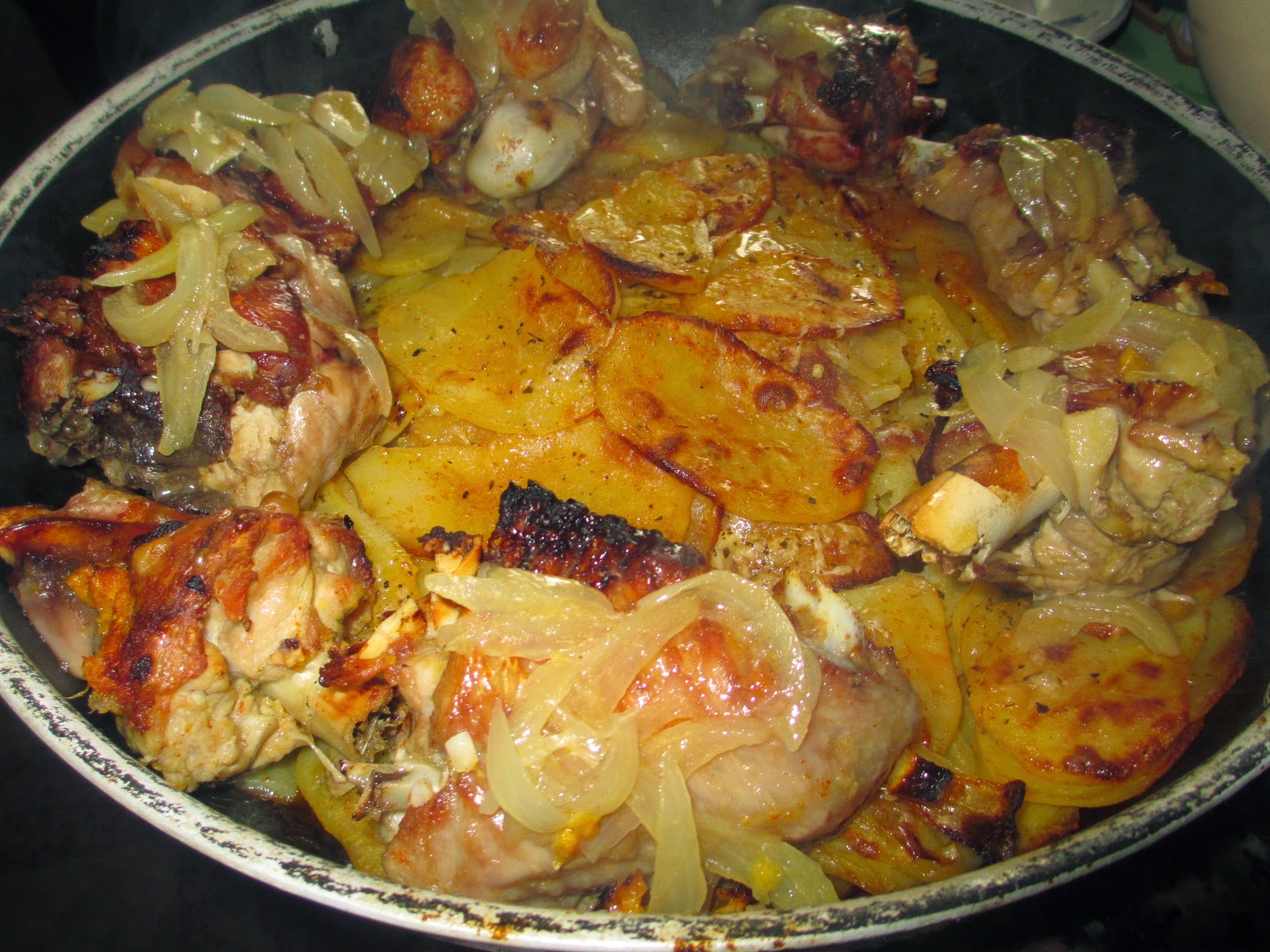 Receitinhas da Belinha Gulosa: Batatas à padeiro gratinadas, com sumo ...