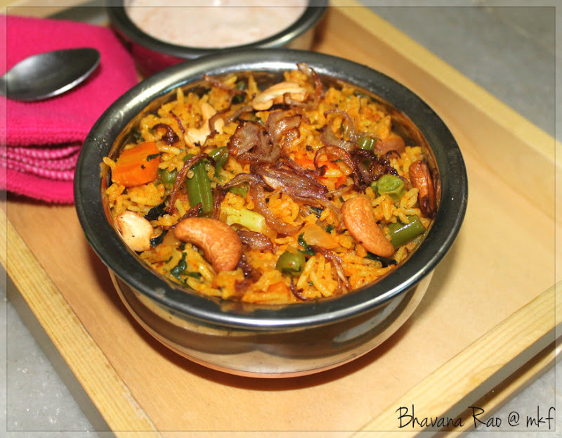 My Kitchen Fantasies: Mughlai Vegetable Biryani