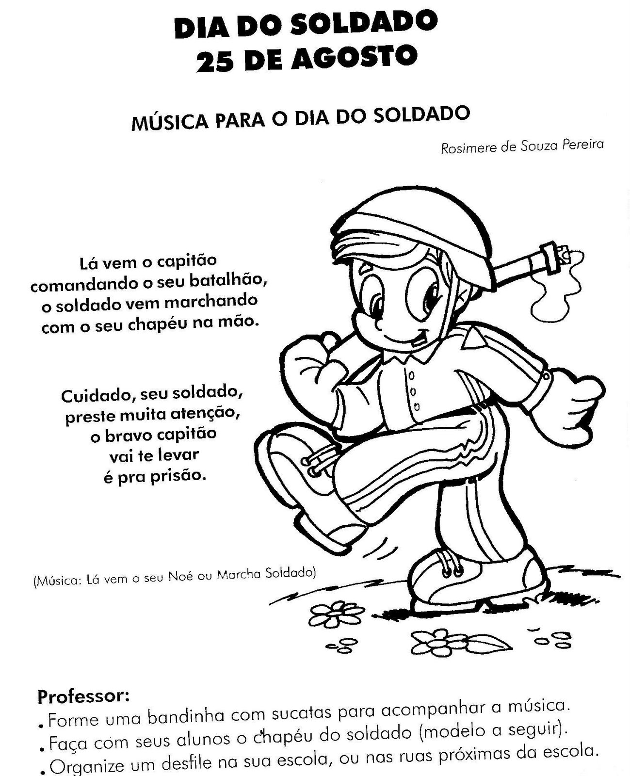 Atividades Sobre O Dia Do Soldado Para Educação Infantil - BINKEDU
