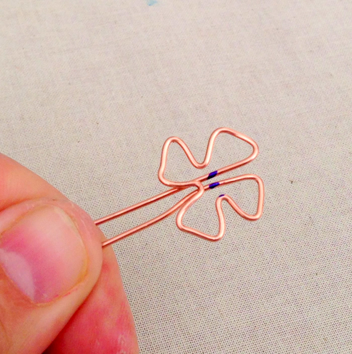 Lisa Yang Jewelry - Free Projects and Patterns: DIY Wire Four Leaf ...