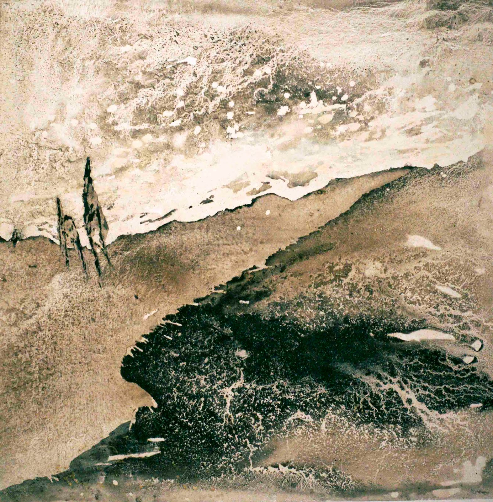 LI CHEVALIER: li chevalier experimental ink paintings