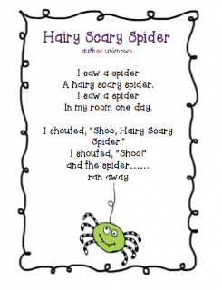 The Very Busy Classroom: The Hairy Scary Spider