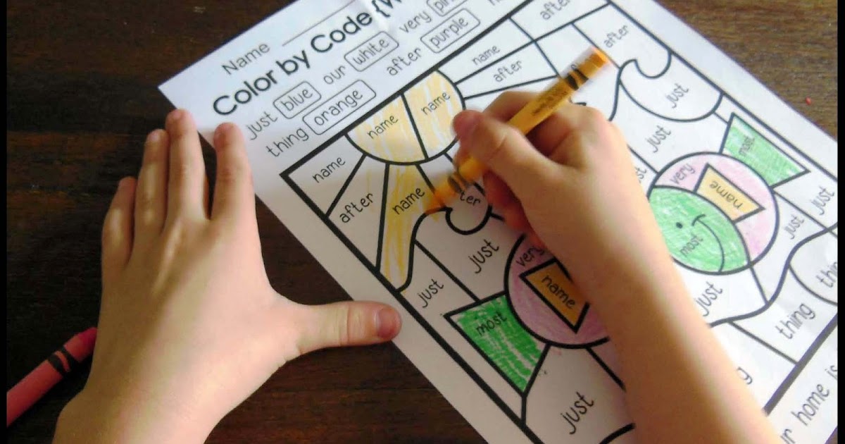 Lessons by Molly: Color by Code Sight Words for First and Second Grade