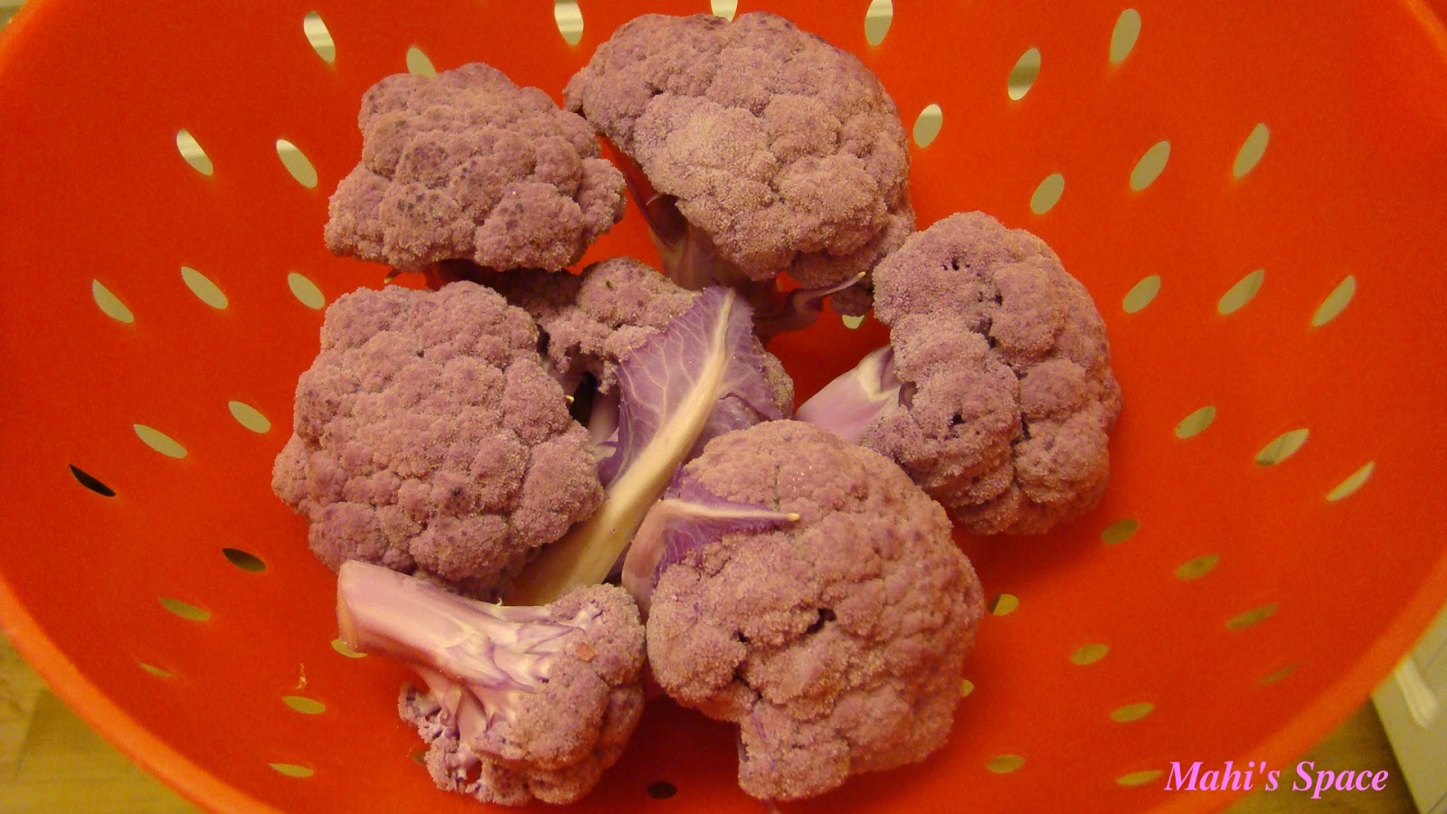 Purple Cauliflower Stir-fry ~ Mahi's Kitchen