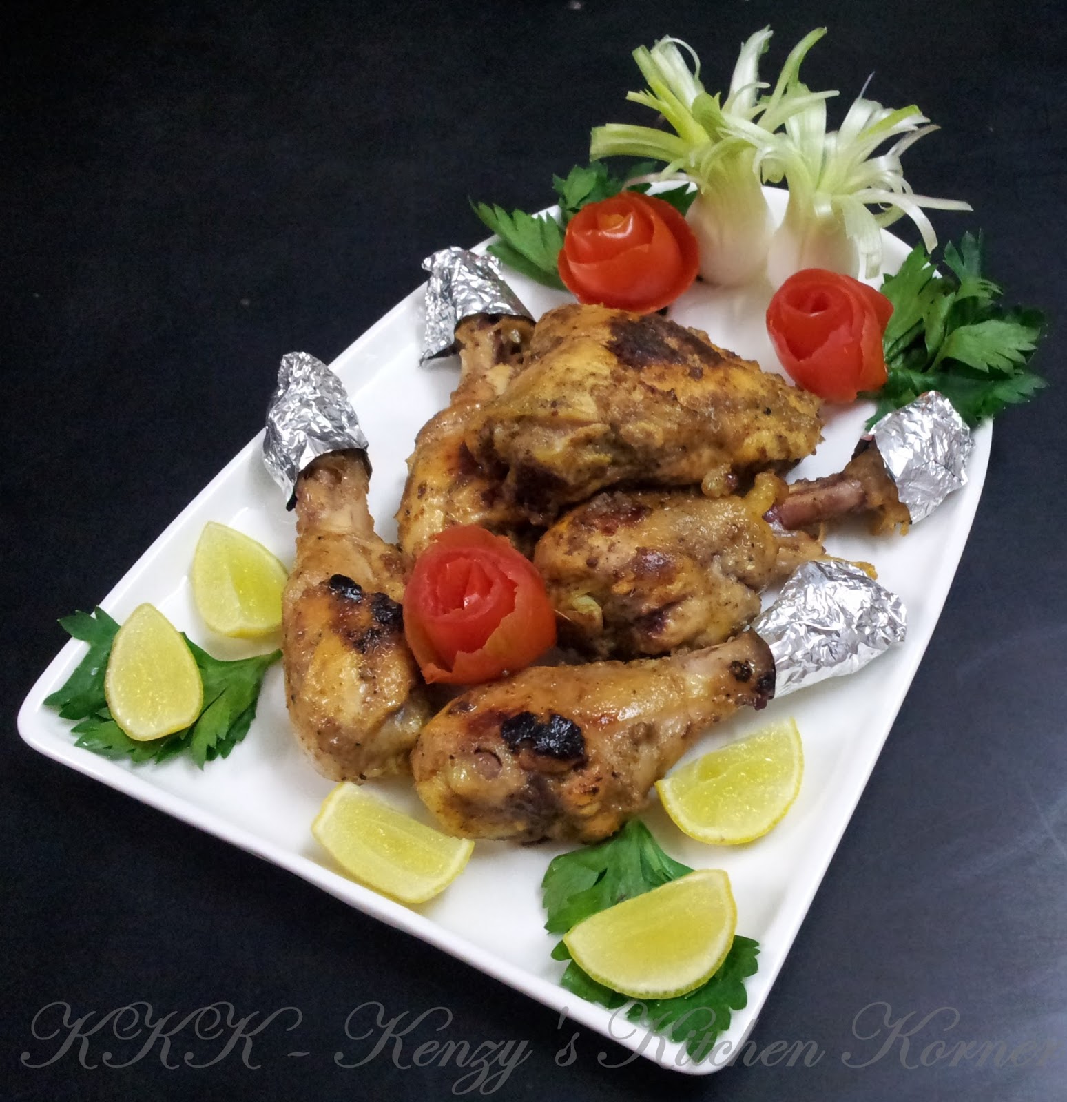 Kenzy's Kitchen Korner... : Al Faham Chicken with Al Faham Curry Dip