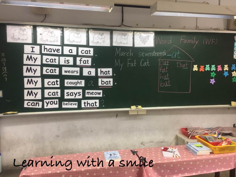 Dory's Daily : 【閱讀】Word family poem: My Fat Cat