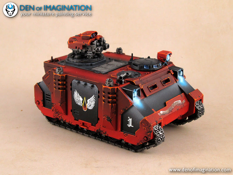 Blood Angels Rhino/Razor - Den of Imagination | CoolMiniOrNot