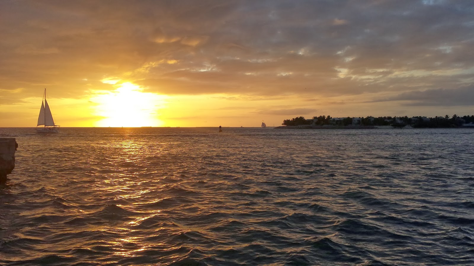 A Twist of Key Lime: Mallory Square at Sunset