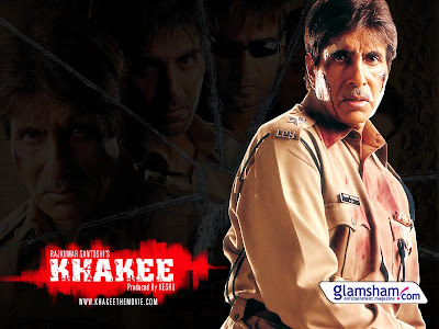Amitabh Bachchan Page: Indian Film Actor Amitabh Bachchan In Khakee ...