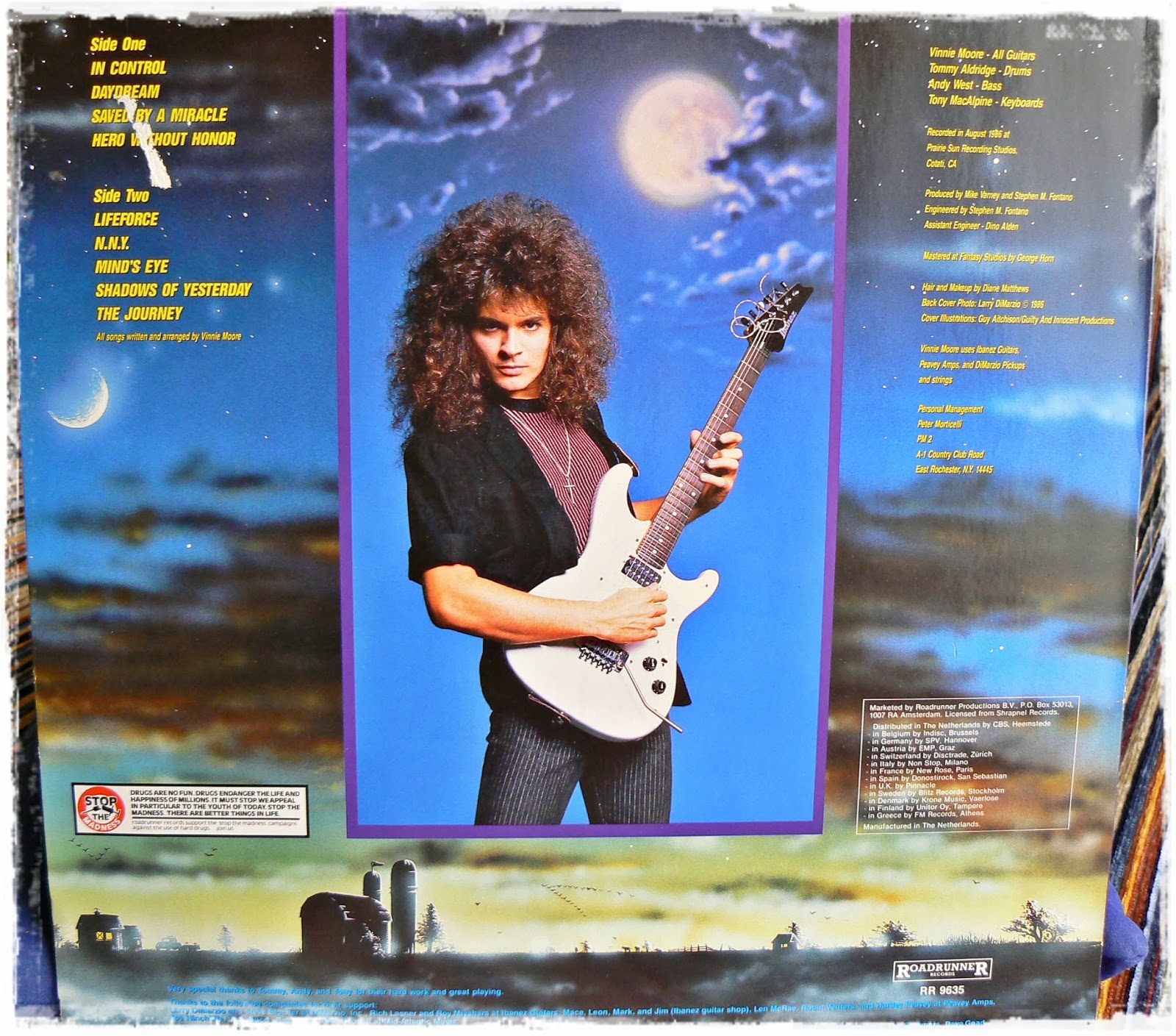 ZEPPELIN ROCK: Vinnie Moore - Mind's Eye (1986): Crítica review