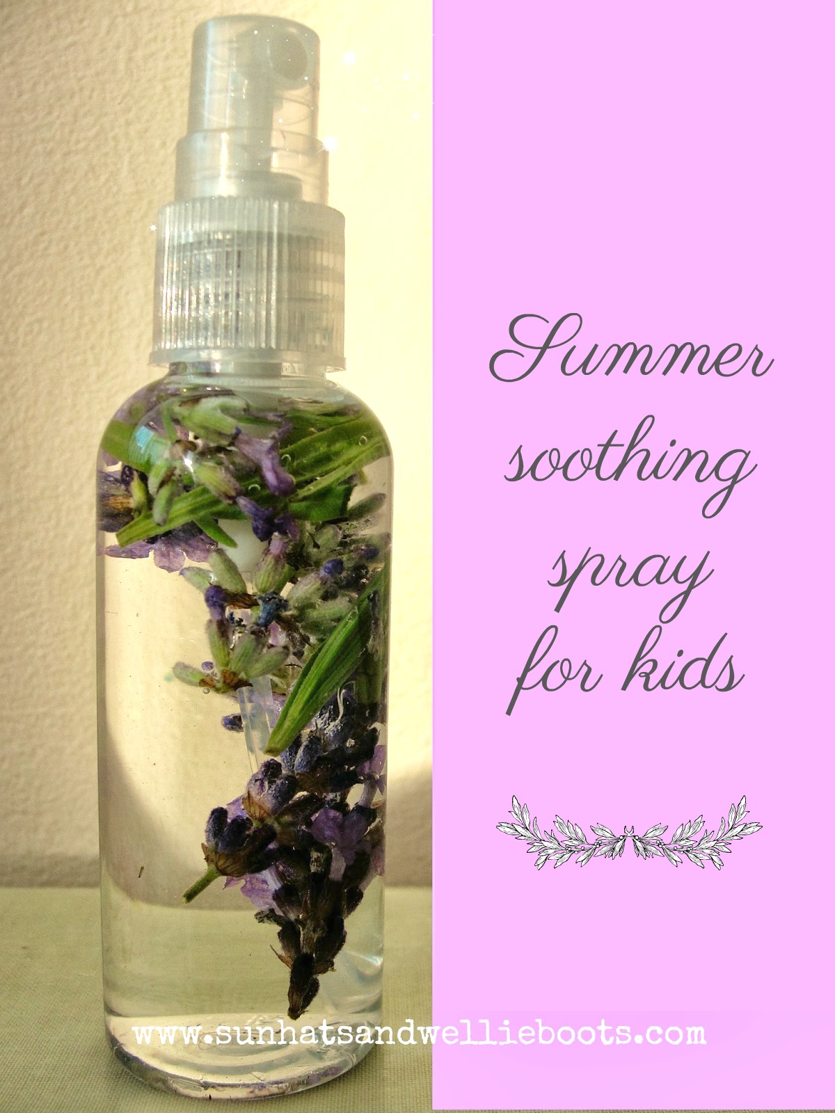 Sun Hats & Wellie Boots: Natural Soothing Spray for Kids