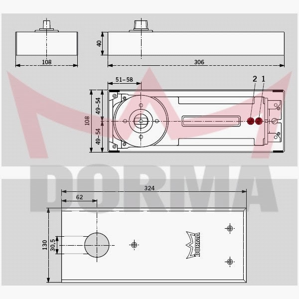 DORMA DOOR HARDWARE: FLOOR HINGE