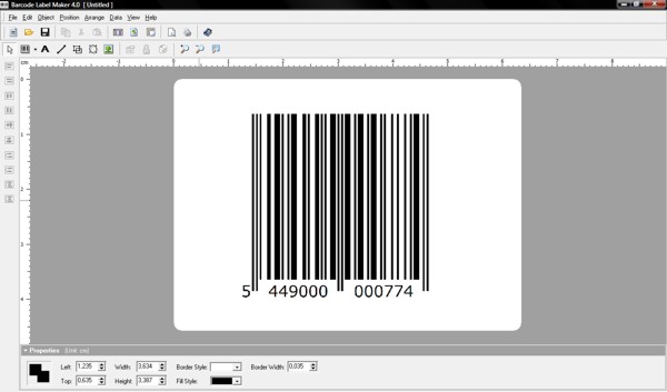 Barcode Maker v5.50 hacer códigos de barras