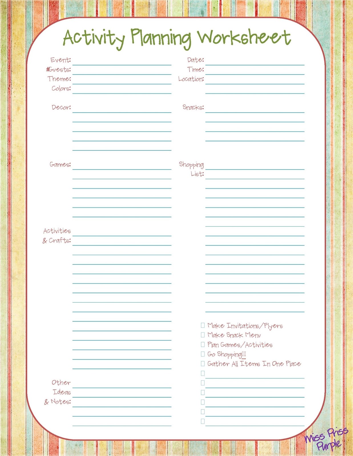 Miss Priss Purple: Tutorials & Printables