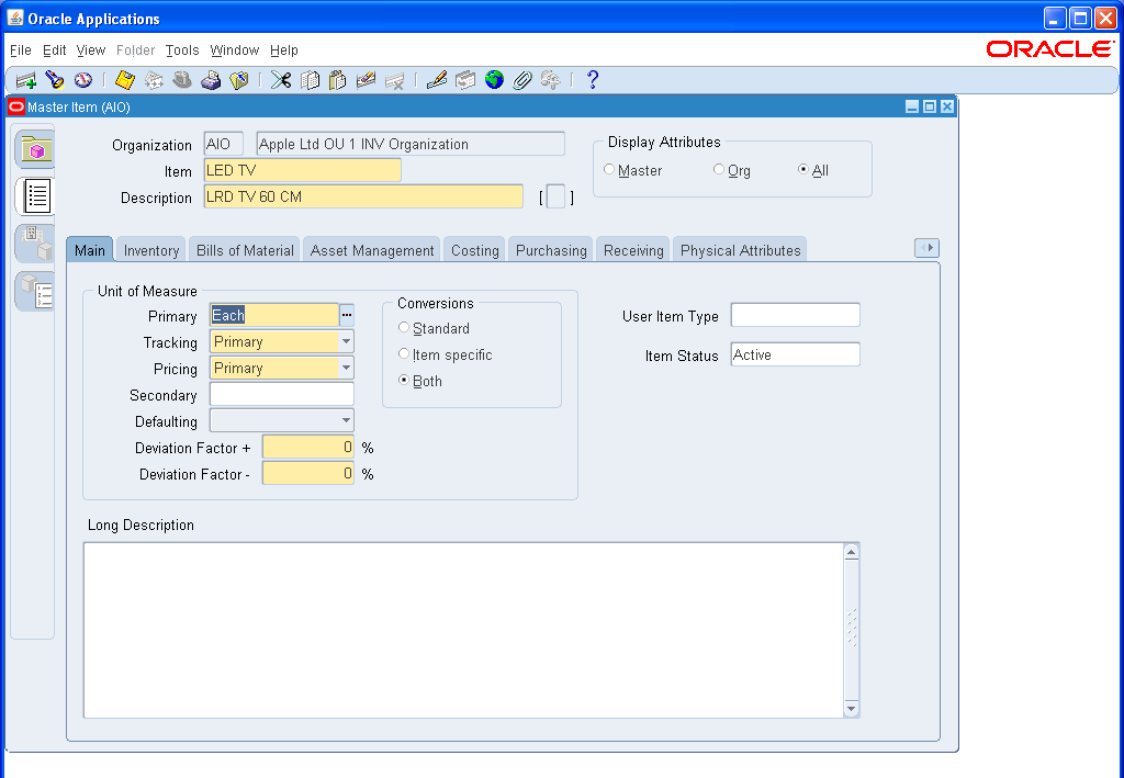 Oracle E-Business Suite R12 Financials: Defining Multi Organization