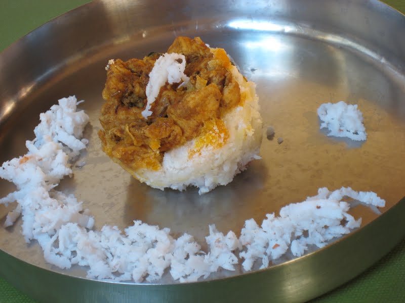 Priya's hobbies: Chicken Puttu/ Steam-cake