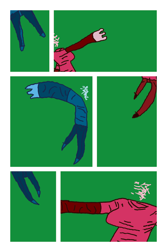 the druid fluid comic: experiment... not finished yet...