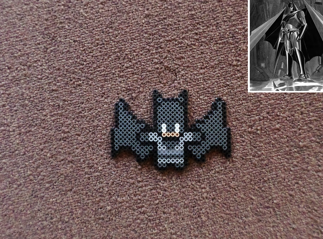 Long Black Fingers : Various Batman Perler Beads