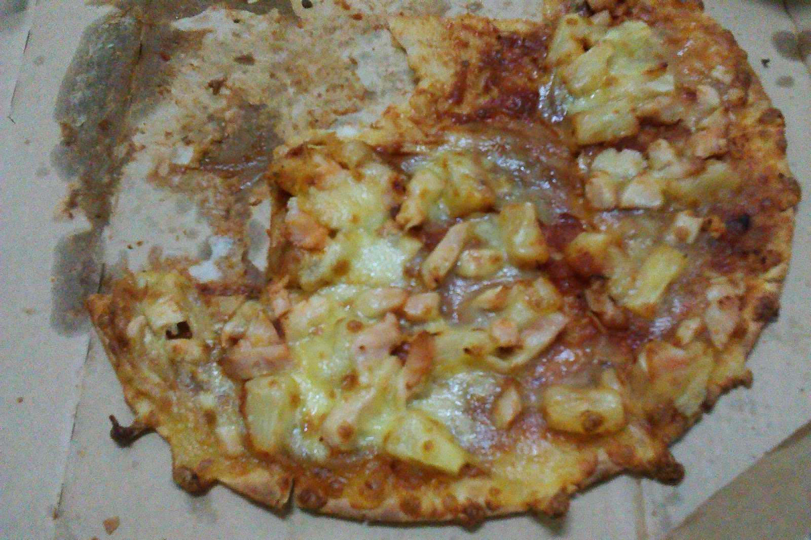 Domino's Pizza - Aloha Chicken (Crunchy Thin Crust) Regular | Solehah ...