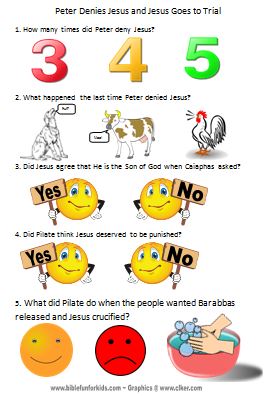 Bible Fun For Kids: Life of Jesus Worksheets