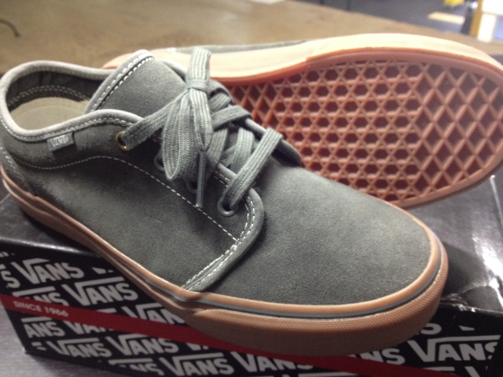 OMTIAMT: Vans 106 Vulcanized (Gum sole), $40
