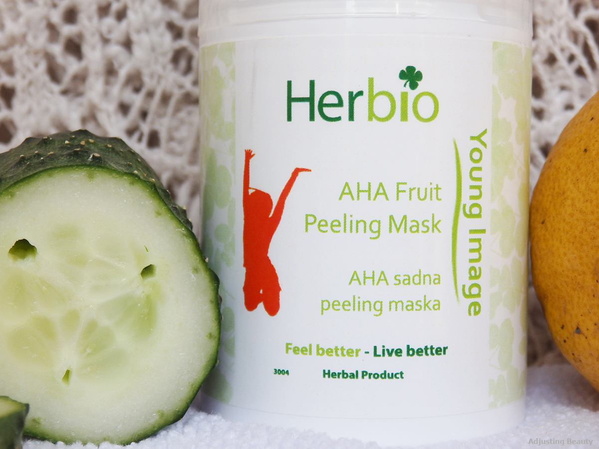 Review: Herbio AHA Fruit Peeling Mask - Adjusting Beauty