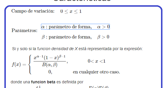 Distribución Beta