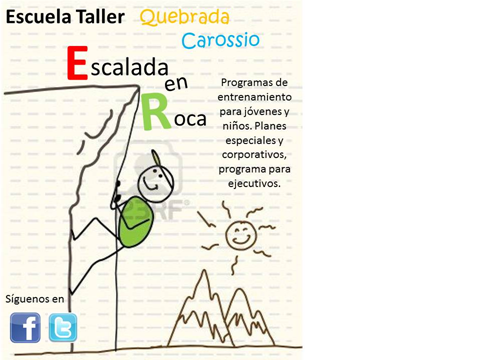 AGEPAVEL CHOSICA : ESCUELA DE ESCALADA DEPORTIVA CAROSIO - PROYECTO DE ...