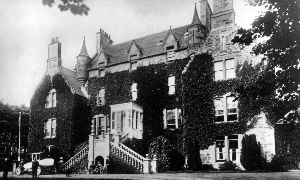 Tour Scotland: Old Photograph Braal Castle Hotel Scotland