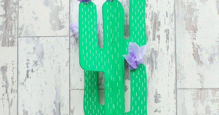 DIY Cardboard Cactus - Home Decor Ideas