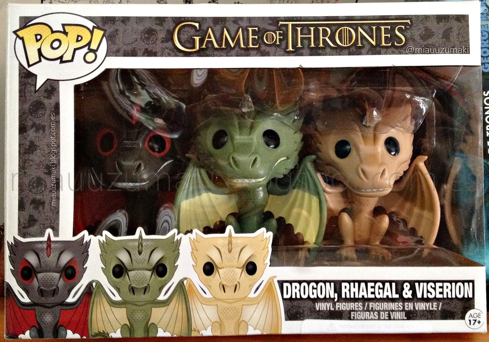 Miauuzumaki: Funko POP! Vinyl Game of Thrones Dragon 3 Pack