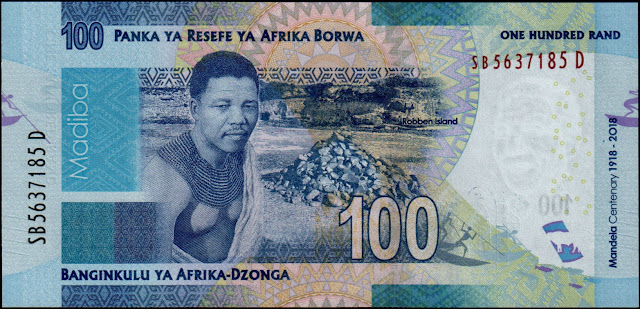 My Currency Collection: South Africa Currency 100 Rand Commemorative ...
