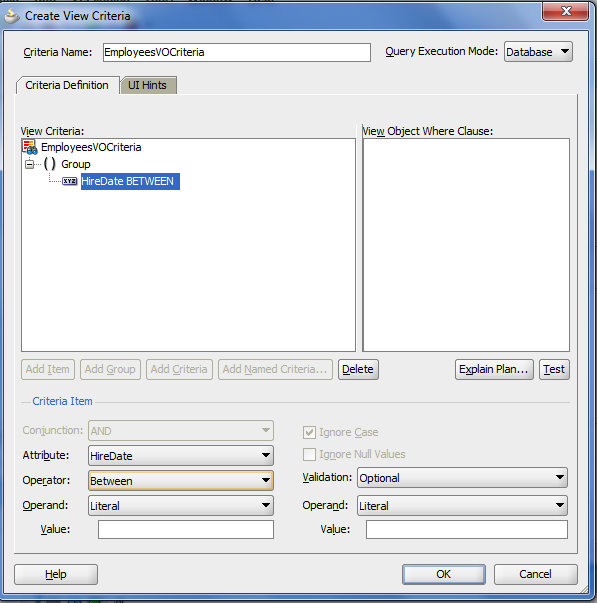 Adf Specialists Blog Adf View Object View Criteria Row With Sql Literal