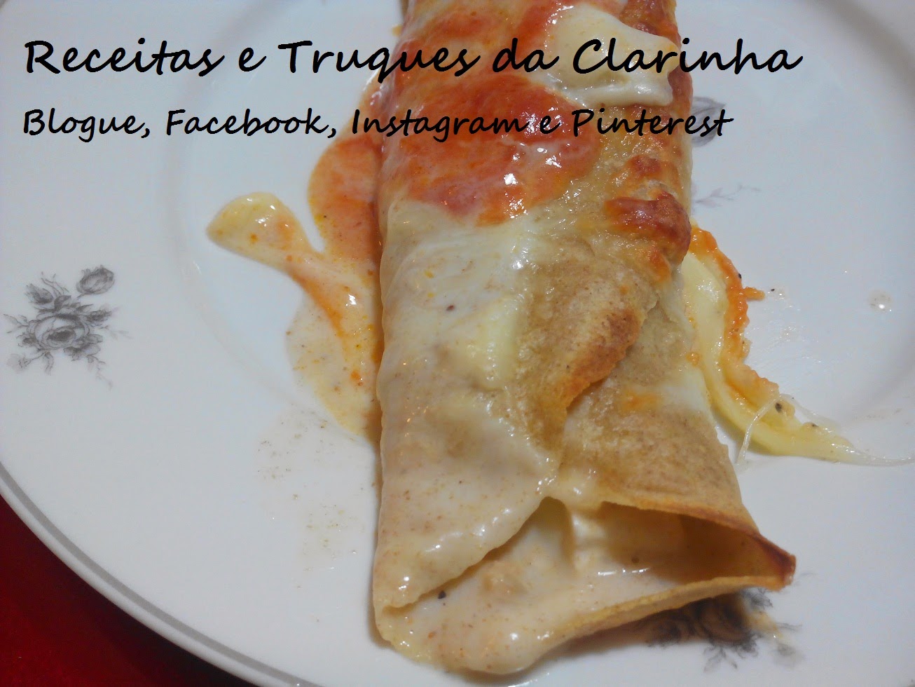 Receitas e Truques da Clarinha: Crepes gratinados recheados com pasta ...