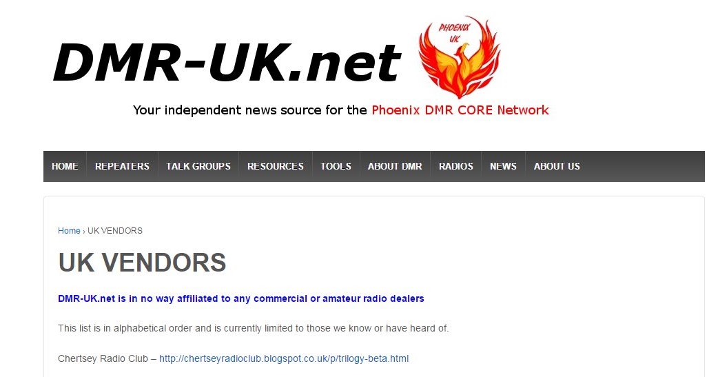 Makers eXperimenters and Operators: Trilogy radio now featured on dmr ...