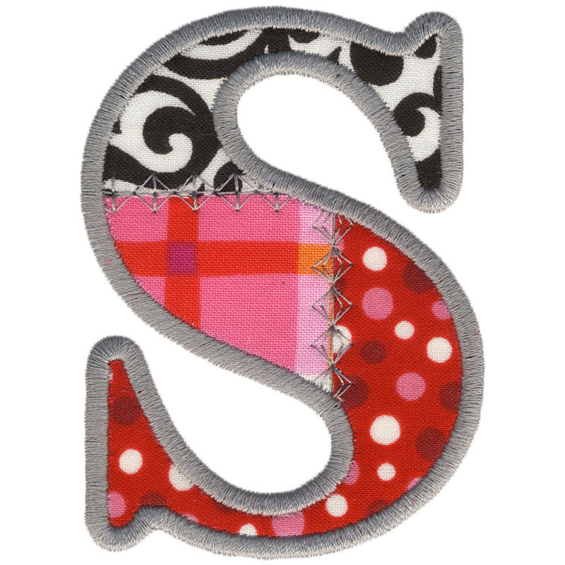 Abecedario con Retazos de Tela en Patchwork. Alphabet in Patchwork ...