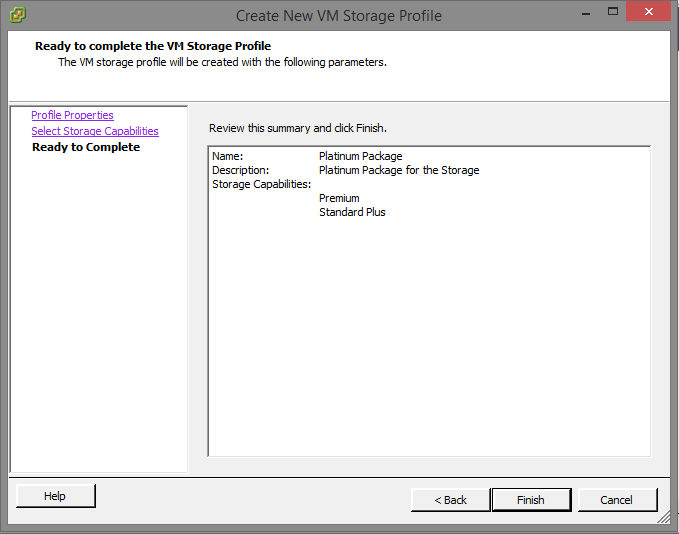 VMware Profile Driven Storage Configuration | TechCrumble