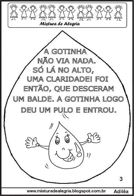 Imagens Sobre A Agua Para Colorir