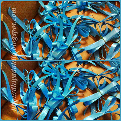 DIY: Bunga dan Reben Kecil - Dari Diri Dhiya