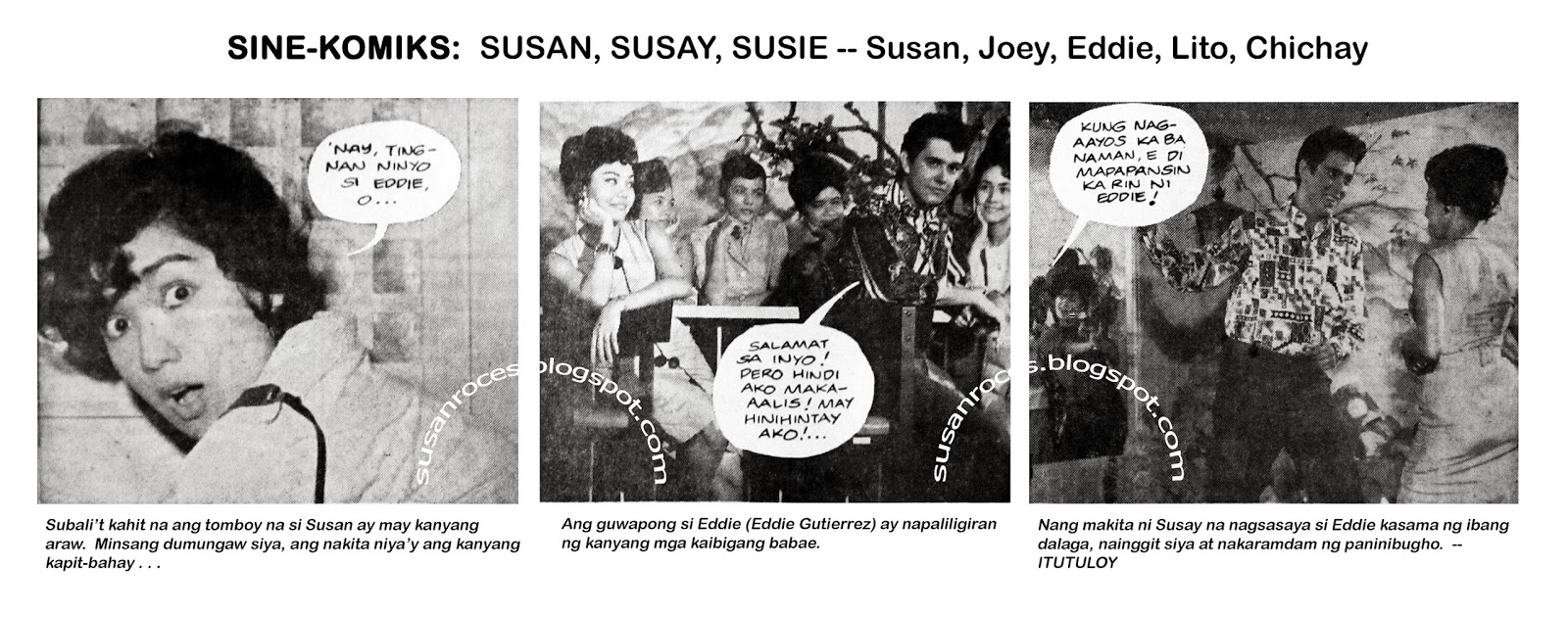 SUSAN ROCES: SINE-KOMIKS: SUSAN, SUSAY, SUSIE (Release Date: October 31 ...