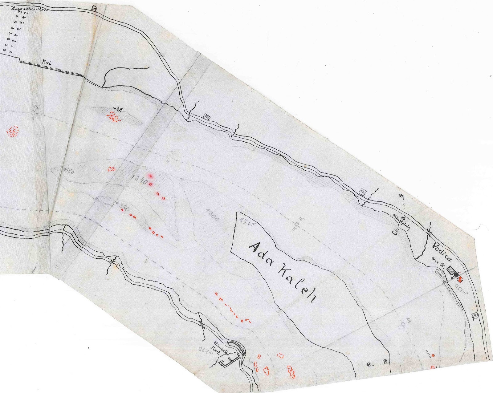 Dunai Szigetek: Kéziratos helyszínrajz az Al-Dunáról, Galambóctól a ...