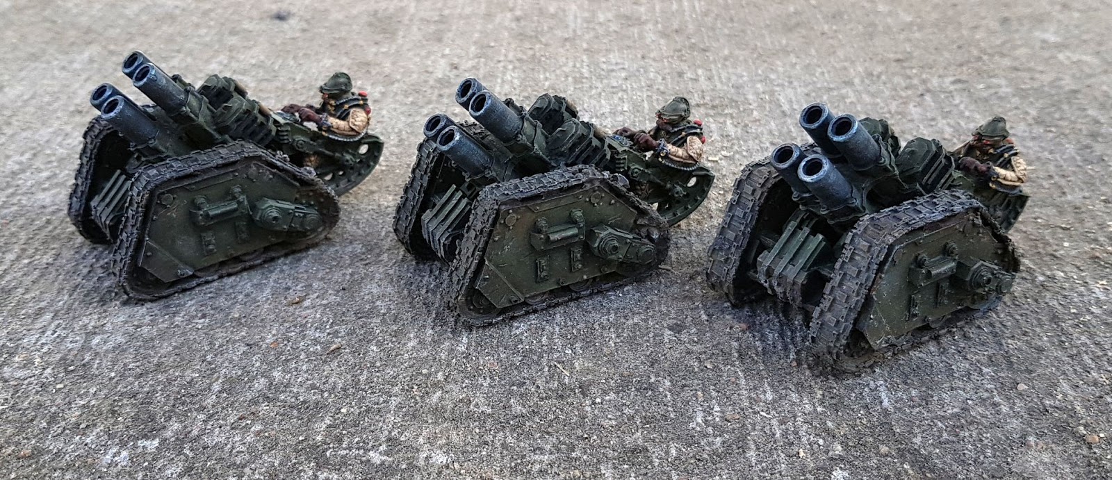 Kampfgruppe Engel: Solar Auxilia Rapier Quad mortars