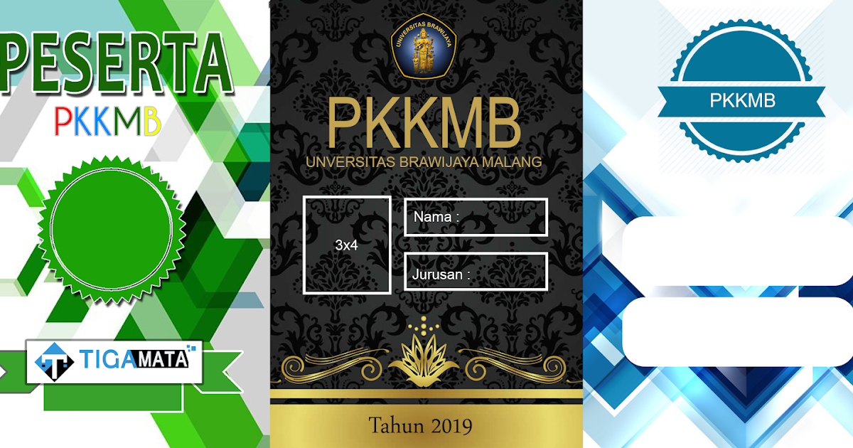 3 Contoh ID Card PKKMB Simple, Keren, dan tidak Norak [Docx + PSD]
