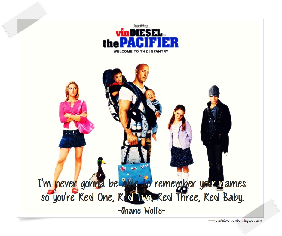 The Pacifier Movie Quotes